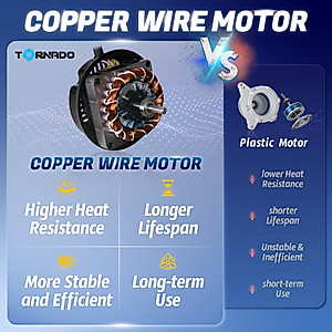 Tornado 24" Outdoor Rated IPX4 Water-Resistant Metal Oscillating Pedestal Fan - 7600 CFM - cETL