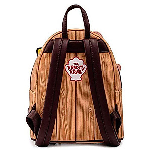 Loungefly Spongebob Squarepants Krabby Patty Group Womens Double Strap Shoulder Bag Purse