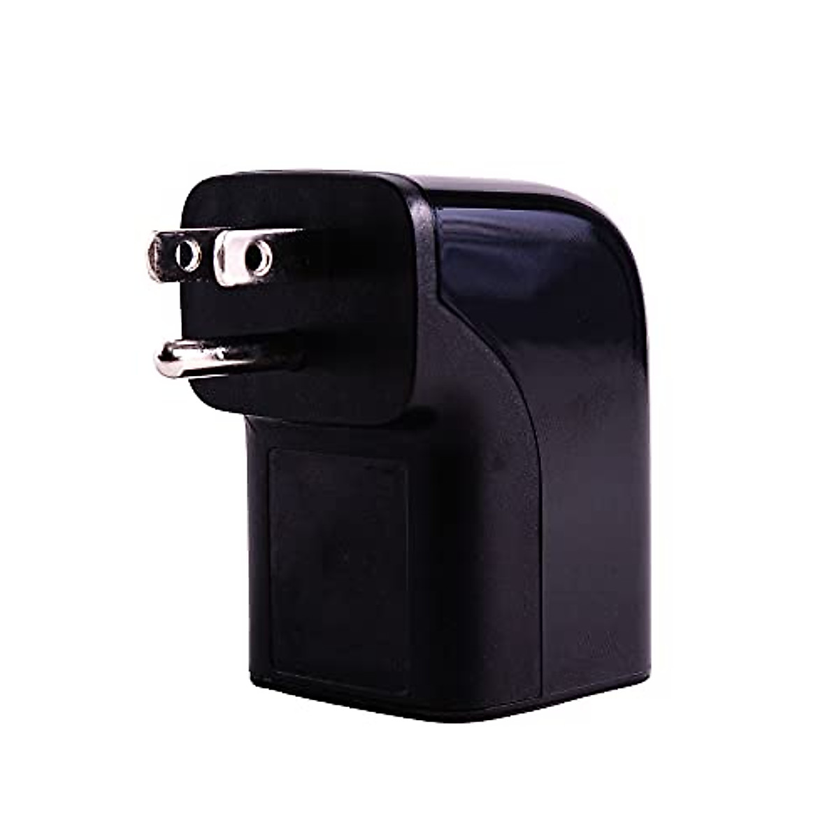 Clamper Single Outlet Surge Protector Right Angle & Space Saving, 1800 Joules, 1875W, for TV, PC, Xbox, PS5, Refrigerators and Other Appliances (Wall Surge Protector),1-Pack in Black