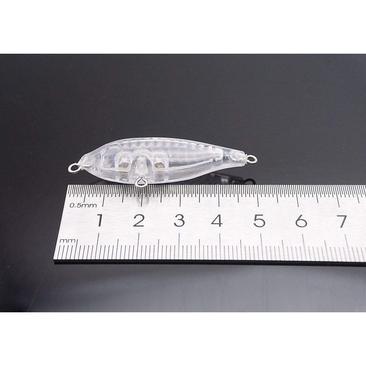 10PCS Unpainted Lure Blanks 2.64g 5cm with Special Eye Fishing Eye Crankbait Simulation Blank Body Clear Hard Baits Trout Salmon Minnow Lure Popper Lures Topwater Freshwater 8267 Special Eye