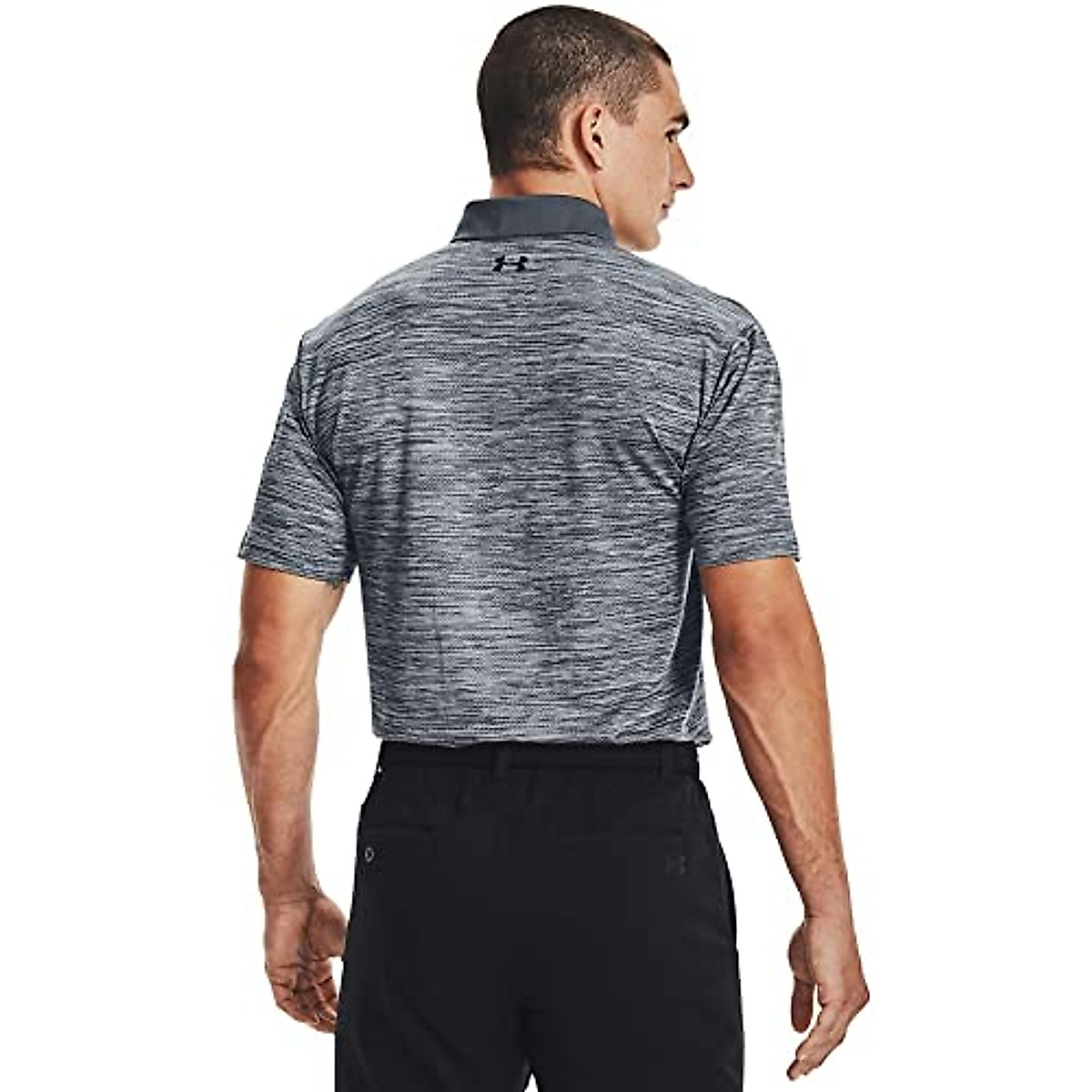 Under Armour Mens Performance 2.0 Golf Polo , Steel (035)/Black , XX-Large