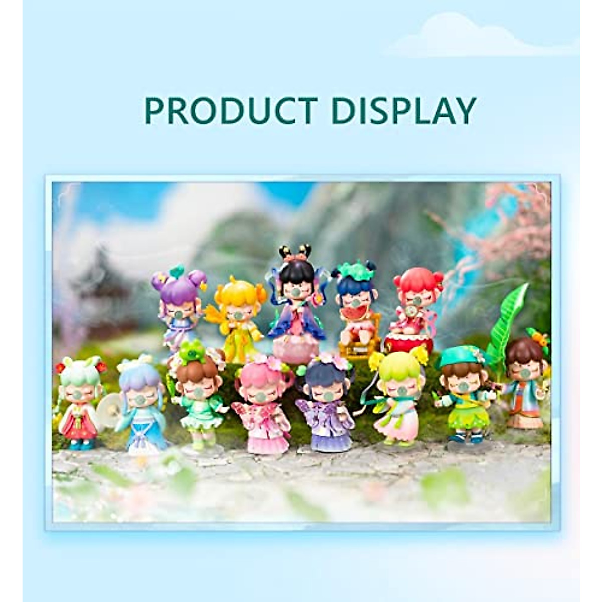 ROBOTIME Blind Box Set Surprise Action Figure Collectible Kawaii Figures Random Art Toys Hot Cute Nanci Figure Dolls Creative Gifts (Whole Set)