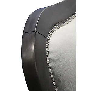 Sunset Trading Vegas Game and Dining Chair, Gray/Black/Off-white