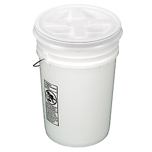 Bucket Kit, Two White 6-Gallon Buckets with White Gamma Seal Lids