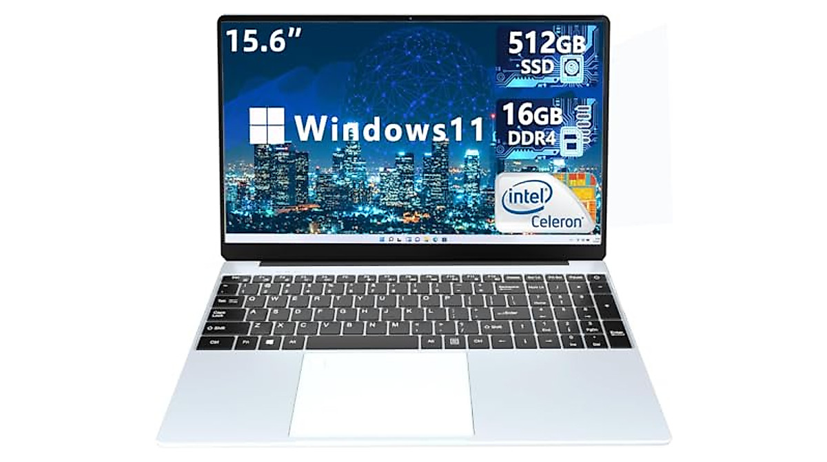 KUU Gaming Laptop: 16GB RAM, 512GB SSD, Windows 11 Pro