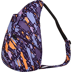 AmeriBag Small Healthy Back Bag Tote Prints and Patterns (Splash Purple)