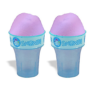SNOWIE Pack of 8 Souvenir Cups, Perfect Reusable Machine Washable Snow Cone Shaved Ice Cup (Pack of 8)