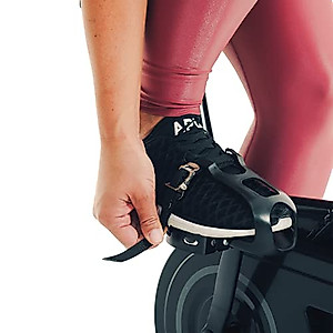 Fitness Reality Cycling Exercise Bike with Bluetooth Workout Tracking, 360° Adjustable Tablet Holder, 14 Levels Magnetic Resistance & Optional On Demand Coaching