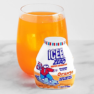 ICEE Zero Calorie Cherry, Blue Raspberry, Orange and Mango Liquid Water Enhancer Drink Mix, Natural Flavor Drops, Sugar Free, 1.62 Fl Oz Concentrate (48 ml) - 4 Ultimate Variety Pack