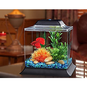 Koller Products 1.5-Gallon AquaScene Aquarium with LED Lighting