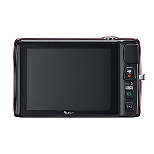 Nikon COOLPIX S4300 16 MP Digital Camera with 6x Zoom NIKKOR Glass Lens and 3-inch Touchscreen LCD (Plum) (Renewed)
