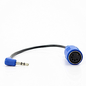 ZAWDIO - MIDI to TRS 3.5mm Breakout Cable Right Angle Adapter for: Akai, Korg, Line6, LittleBits - MPC Studio, Touch, MPX8, Electribe 2, SQ-1