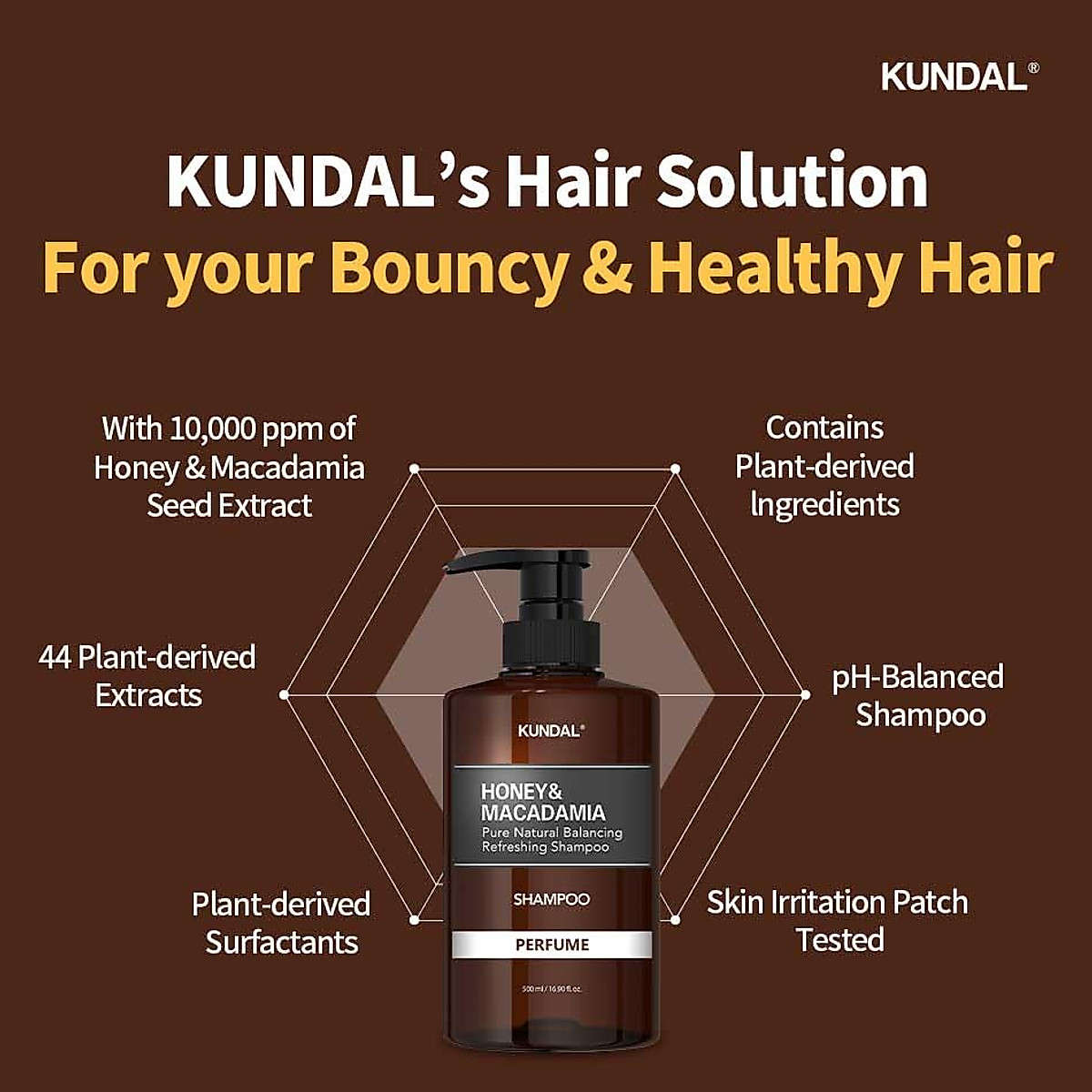 KUNDAL Blackberry Bay HONEY & MACADAMIA Hydro-Intensive Protein Premium Nature Shampoo & Treatment Set