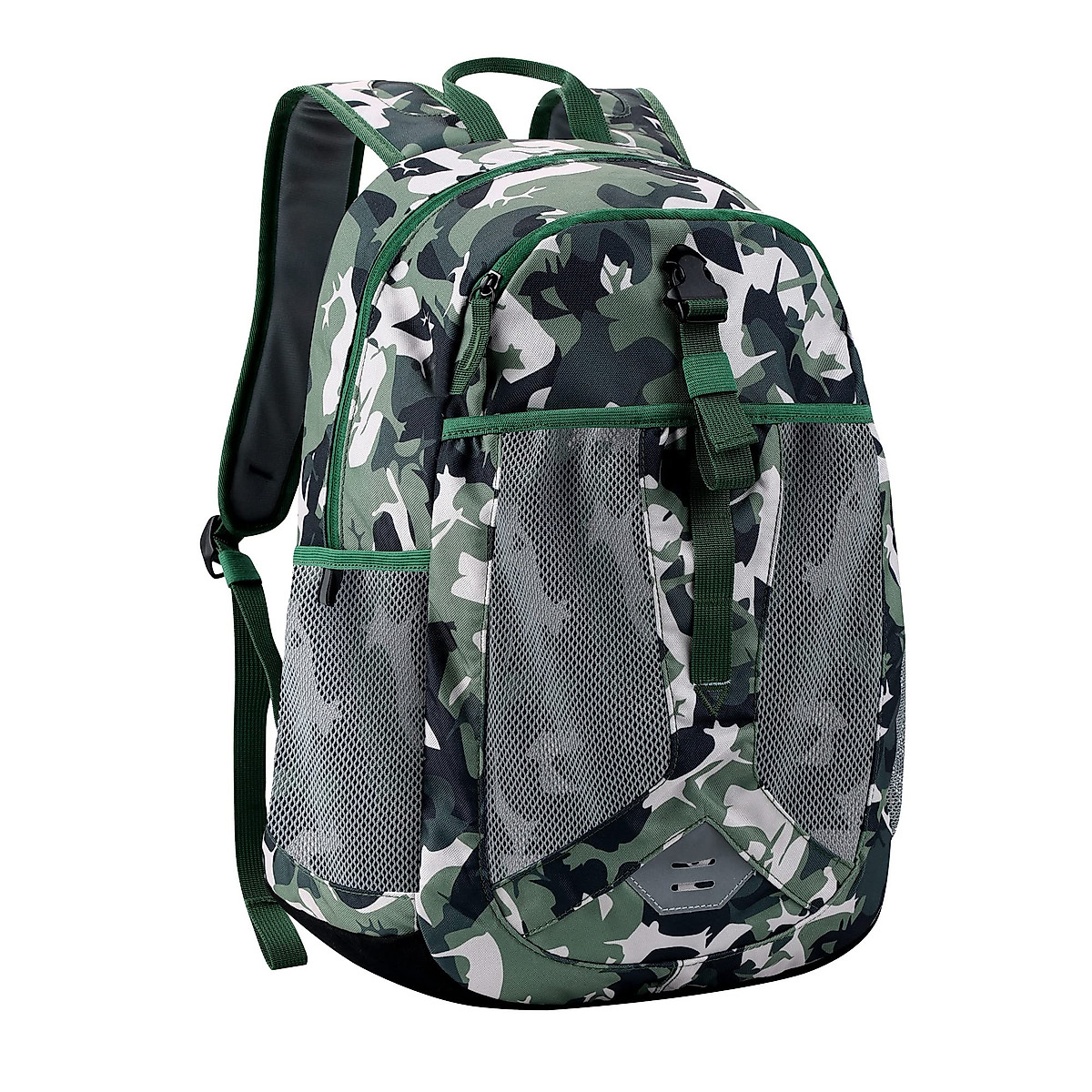 LandTrek Kids Backpack for Boys , Kindergarten Elementary Bookbags, Preschool Backpack, Ideal for School & Travel Backpacks (Camouflage, 17.5 Inch)