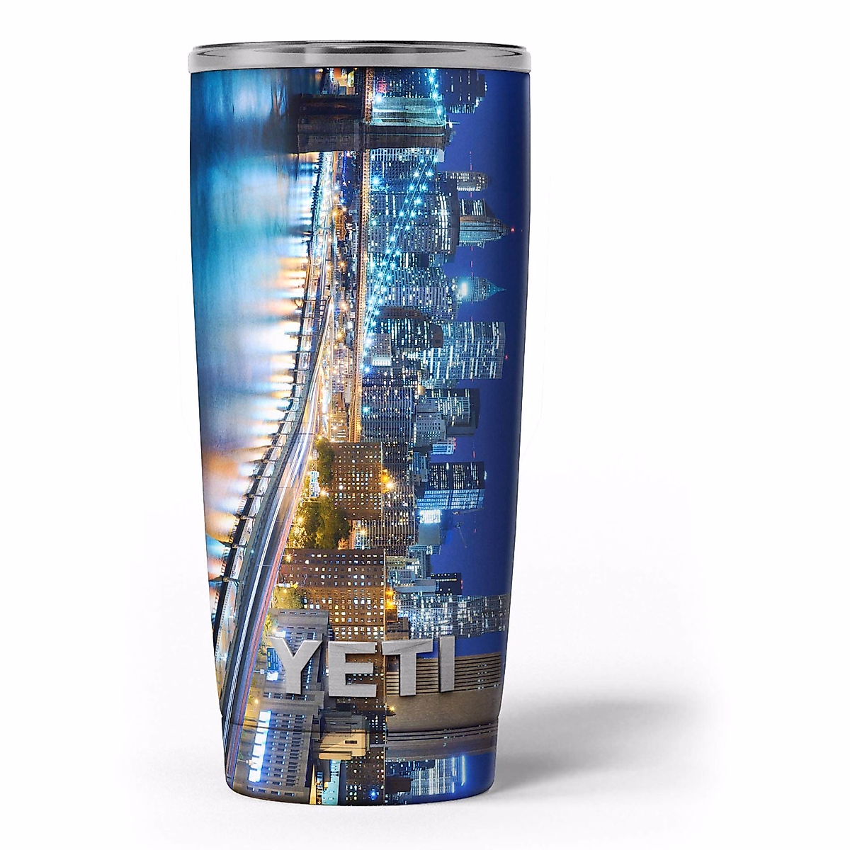 Design Skinz CityLife Blur - Skin Decal Vinyl Wrap Kit Compatible with The Yeti Rambler Cooler Tumbler Cups