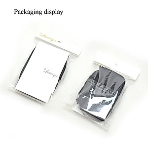 Luwigs Black Elastic Bands Wig Accessories for Making Wigs/Lace Frontal/Lace Closure 2.5cm Width 6pcs (Elastic Band, 6pcs)