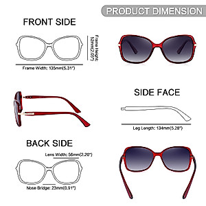 FEISEDY Vintage Square Polarized Sunglasses Trendy Cateye Ladies Oval Elegant Sun Glasses for Women Men B2760