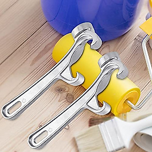 Worldity 2Pcs Aluminum Bucket Opener, Durable Paint Can Opener, Bucket Opener Tool 5 Gallon Open Buckets and Paint Cans with Ease, Perfect for Home Industrial Use