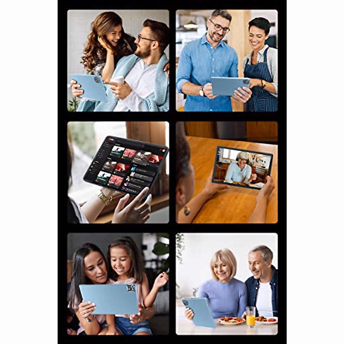 JUNINKE Tablet Android 12, 10 inch Android Tablet, 3+64GB, Quad-Core Tablets, IPS HD Screen, Powerful Performance, High Capacity, 6000mAh,GPS,FM