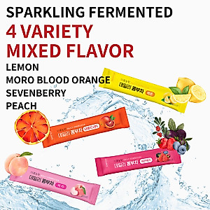 Garden Kombucha Tea, 4 Flavor/20 Sachets (100g/3.52oz) Probiotics, Prebiotics, Sugar Free, Diet Tea, Healthy Drink Variety Pack