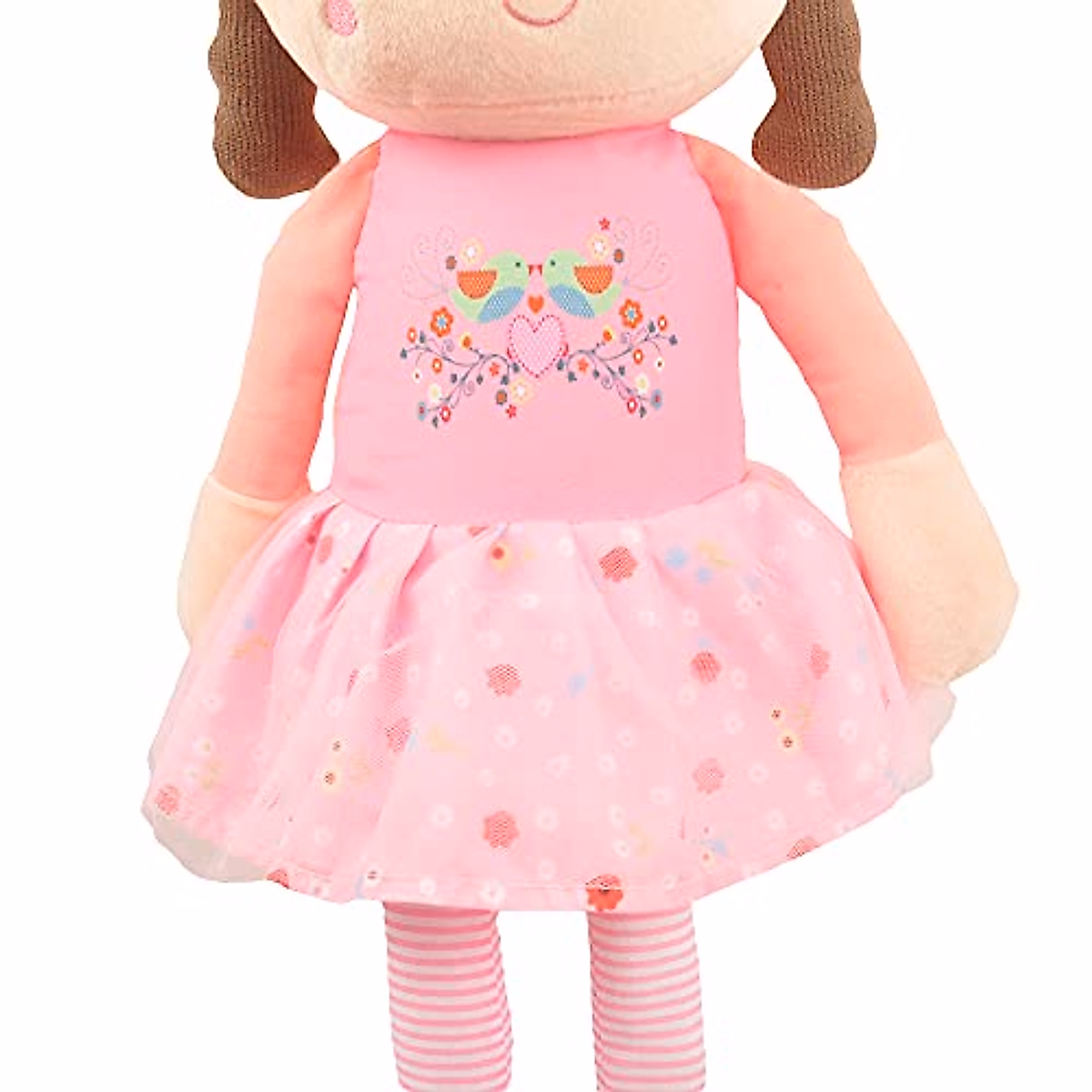 Linzy Toys, Olivia Rag Doll, Soft Plush Doll, Pink, 20 inches (89150-2)