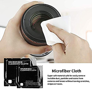 KuuZuse Professional DSLR Camera Cleaning Kit with APS-C Cleaning Swabs, Microfiber Cloths, Camera Cleaning Pen, for Camera Lens, Optical Lens and Digital SLR Cameras.