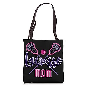 Cute Lacrosse MOM Tote Bag