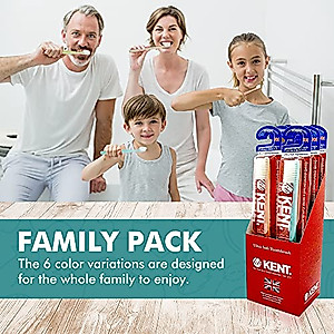 KENT ORALS,[Kent] Classic - (2 Set) Gentle Action Ultra Soft,Eco-Friendly BPA Free Toothbrush for Sensitive Teeth,Gums for Adults & Teens - 12 PCS (2 Set)