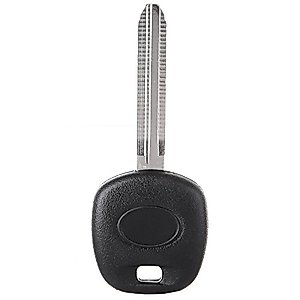 ECCPP 1X Uncut Ignition Key Fob Replacement for 03-11 for Toyota Landcruiser Camry 4 Runner Highlander Sienna Solara Tacoma Avalon Corolla Matrix Rav4 Sequoia Tundra Yaris Venza TOY44DPT 89785-60160C
