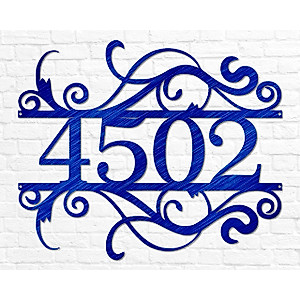 House Number Sign | Metal Address Sign | Address Plaque | Home Number Sign | Custom Address Decor | House Warming Gift | Front Door Sign