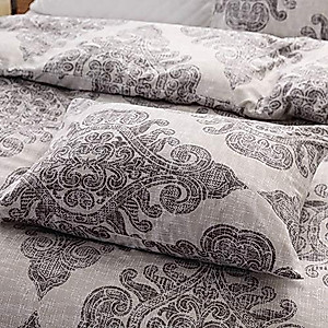 Tookkata - 1 Set Bedding Sets Duvet Cover Set Quilt Cover Bed Sheet Pillow Case Queen King Khaki (Double/Queen)