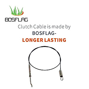 BOSFLAG 746-0898 Clutch Cable with 570682 Primer Bulb Replaces MTD 946-0898, 746-0898A, 746-0898B for MTD SB855, SB1150W, SB850W, SB550, SB750, SB1150T, SB950T, Cub Cadet 522E, 724E, 926E Snowblowers