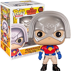 Suicide Squad - Peacemaker Funko Pop! Vinyl Figure (Bundled with Compatible Pop Box Protector Case), Multicolored, 3.75 inches