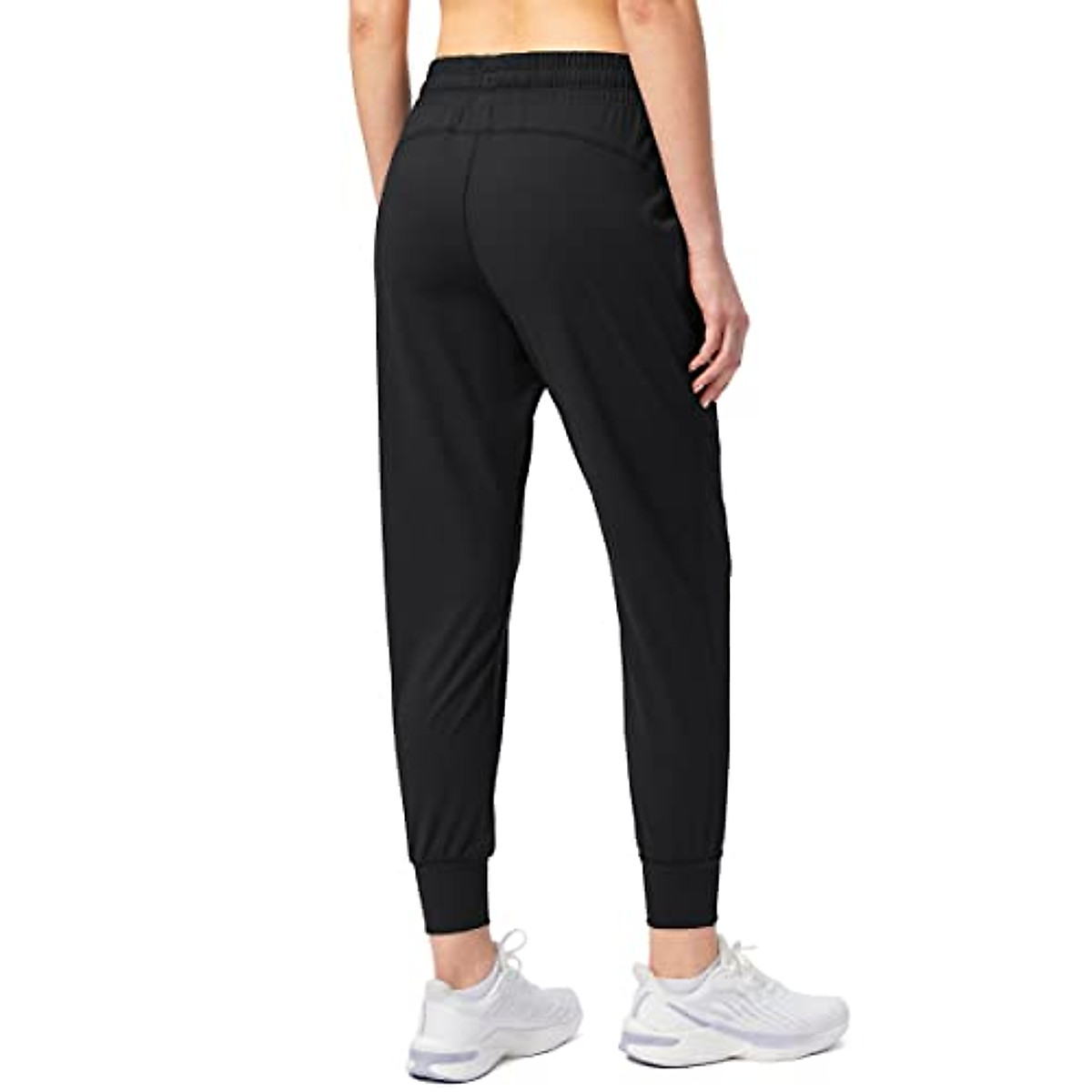 G Gradual Women's Jogger Pants High Waisted Athletic Sweatpants Drawstring Lounge Joggers for Women with Pockets(Black M)
