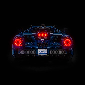 LIGHT MY BRICKS Light Kit Compatible with Lego Technic 2022 Ford GT 42154 (Set Not Included)