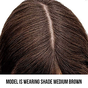 Color Wow Root Cover Up, Medium Brown - Instantly cover greys + touch up highlights, create thicker looking hairlines, water resistant, sweat resistant - No mess multi award winning root touch up