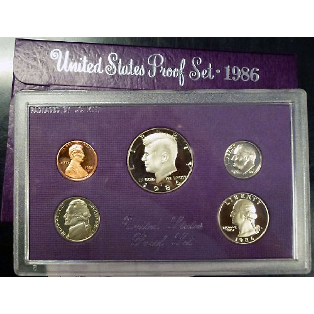 1986 U.S. Mint Proof Set Original Mint Pkg