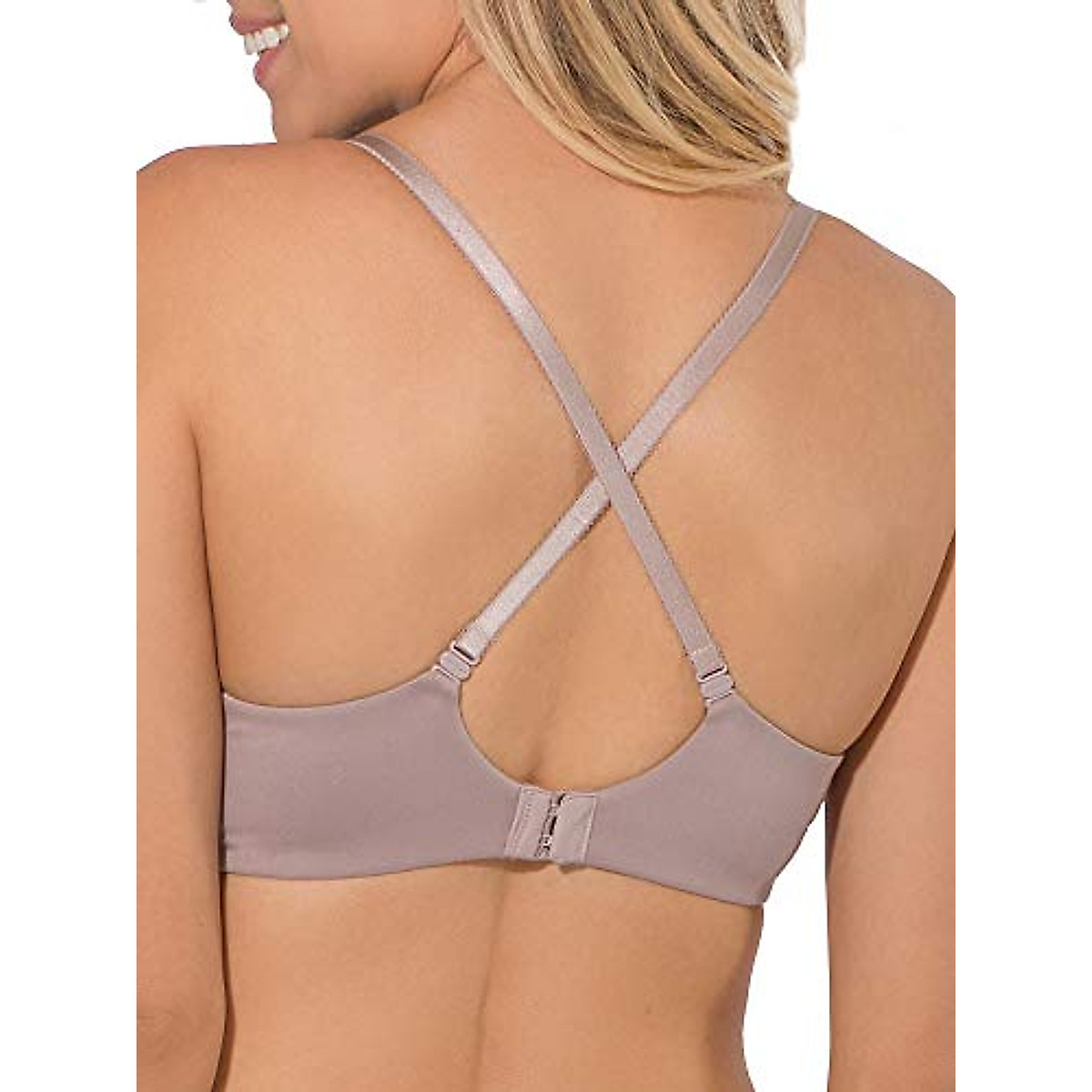 Smart & Sexy Women's Perfect Demi T-Shirt Bra, Bark (Micro), 38D