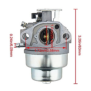 GCV160 Carburetor for Honda 160LAO GCV160LA GCV160A GCV160LE Engine HRT216 HRZ216 HRB216 HRR216 HRS216 Lawn Mower, GCV160 Carb Fit for GCV160 Cold Water Pressure Washer Replace 16100-ZMO-804