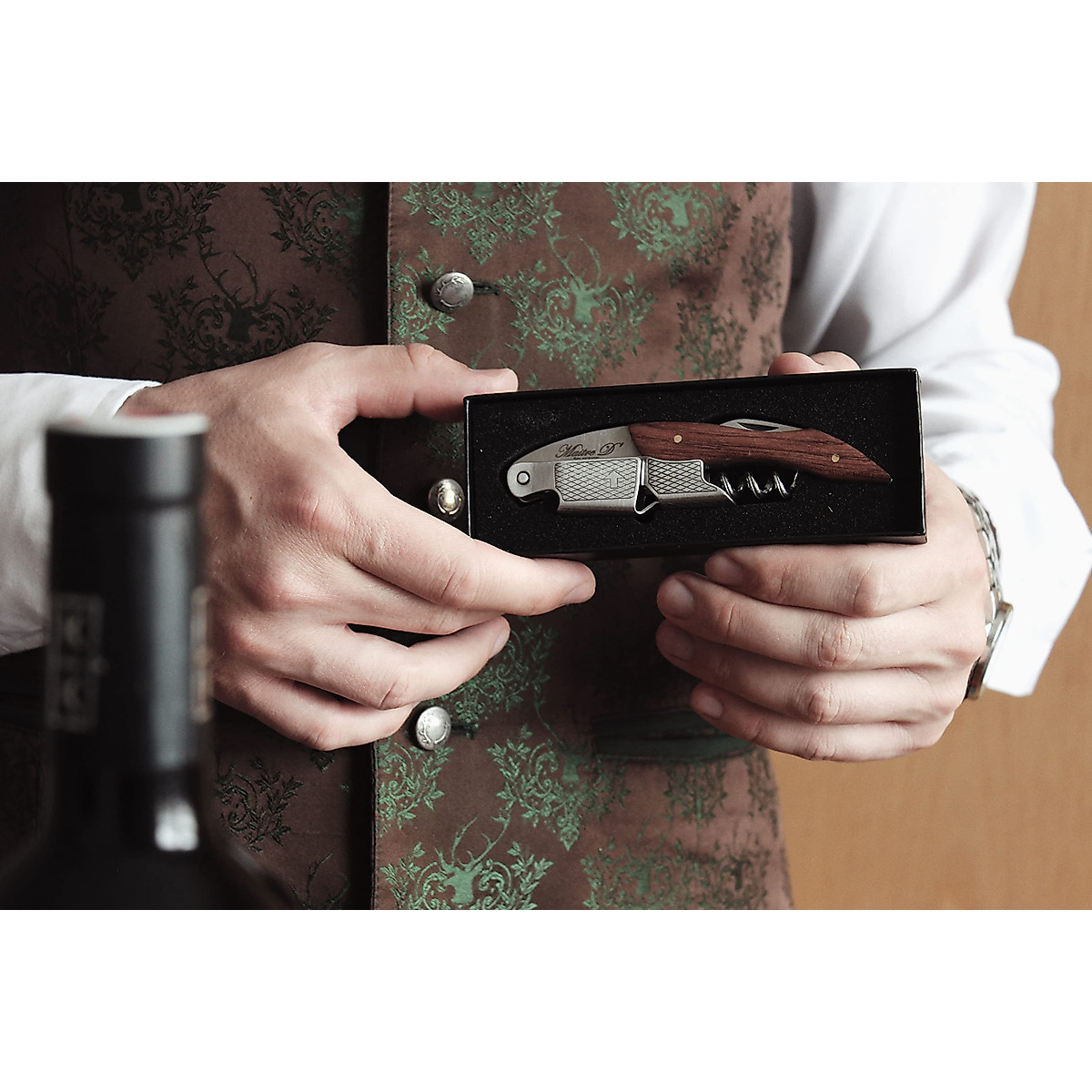 Corkscrew, Wine Opener, Bottle Opener, Waiters Wine Opener,Waiters Corkscrew,Professional Bottle Opener, Gift Wine Opener, 3 In 1 Bottle Opener, Manual Wine Opener, Manual Corkscrew