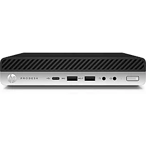 HP ProDesk 600 G4-Mini Core i5-8500T 2.1GHz, 16GB RAM, 500GB Solid State Drive, Windows 10 Pro 64bit, CAM, Win 11 Compatible (Renewed)