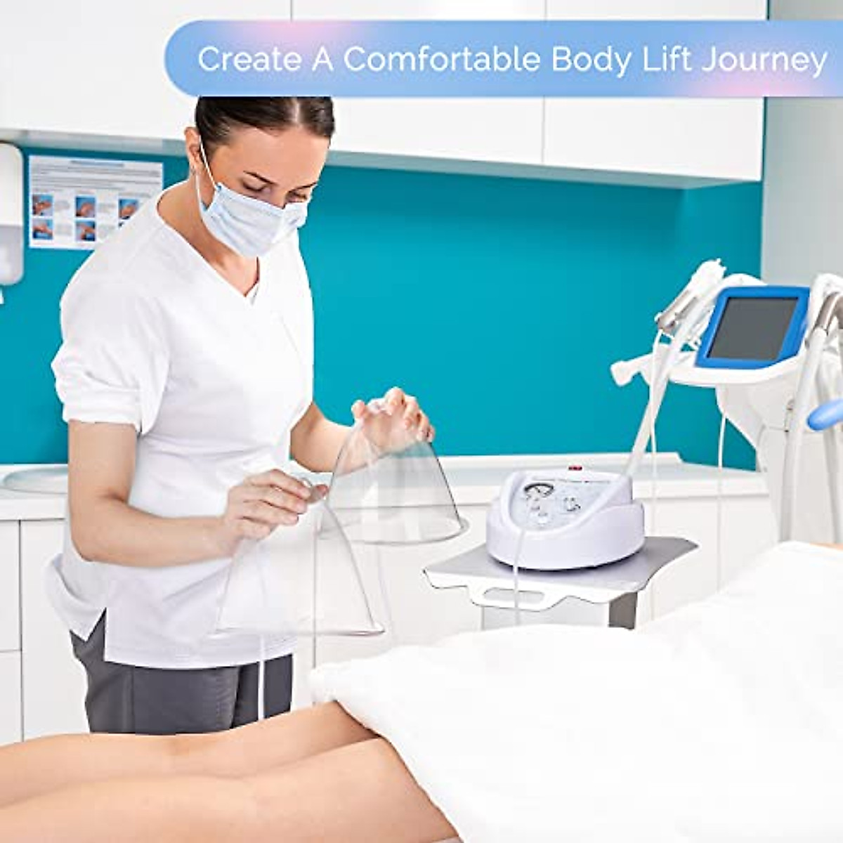 Sextupole Vacuum Therapy Machine Vacuum Cupping Massager Body Scrapping Massage Machine with 24 Cups and 3 Pumps