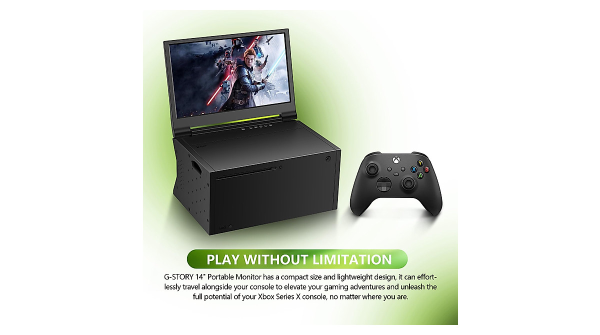 G-STORY 14" 4K Portable Monitor for Xbox Series X