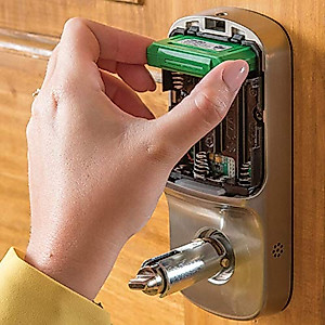 Yale Assure Lever - Z-Wave Smart Door Lever for Keyless Access (for Doors with no deadbolt) - Works with Ring Alarm, Samsung SmartThings and More -Satin Nickel - YRL216-ZW2-619