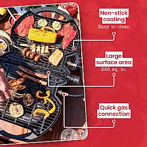 nomadiQ Portable Gas Grill + Griddle