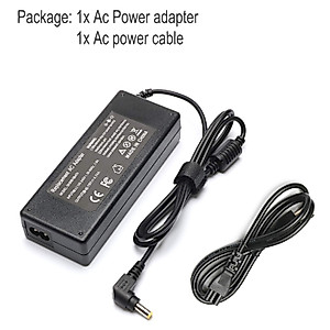 19V AC DC Adapter Charger for Westinghouse HD TV LD-3240 LD-3255VX LD-3235 LD-3237 LD-3255VX LD-3257DF 24" 32" 42" 46" idescreen LED HDTV LCD Power Supply Cord