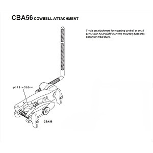Tama Cowbell Holder - FastClamp Mount