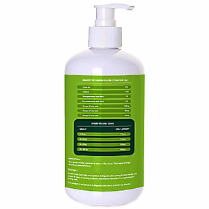 Wild Alaskan Salmon Oil for Dogs & Cats Omega 3 Skin & Coat Support, Liquid Food Supplement for Pets, EPA + DHA Fatty Acids for Joint Function, Immune & Heart Health, Fish Oil Supplements for Dogs