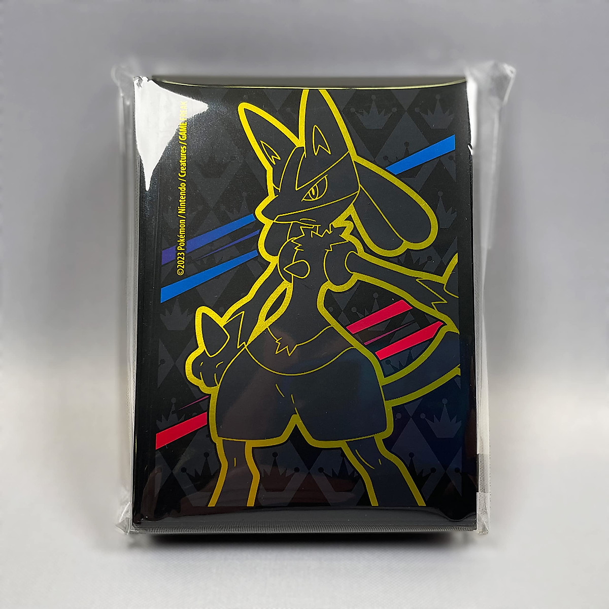 Pokemon Trading Card Game Crown Zenith Elite Trainer Box Exclusive Lucario Sleeves 65 Count
