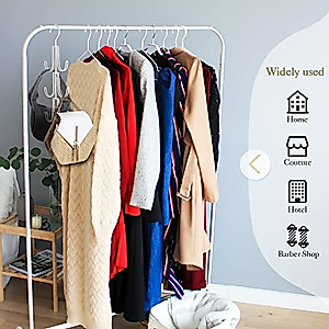 8 Pack Purse Hanger Organizer for Closet Handbag Metal Holder, Hanging Closet Organization Space Saving Storage Scarves, Men's Ties, Women's Shawl, Backpack, Belt, Accessories, Clothes (Apricot)